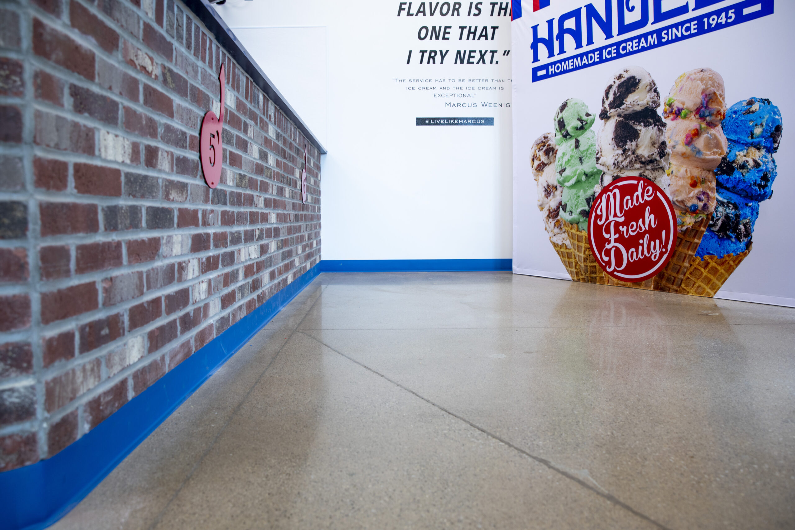 Polished Concrete at Handel's Homemade Ice Cream - DANCER | Commercial ...