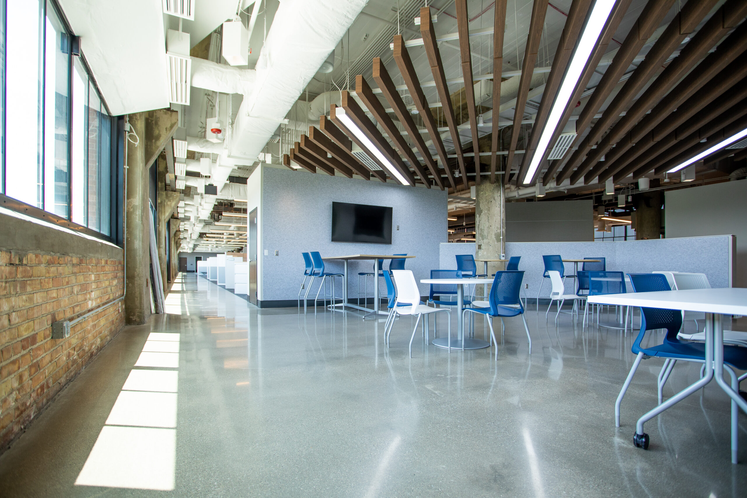 Electric Works Office - DANCER | Commercial Polished Concrete Floors ...