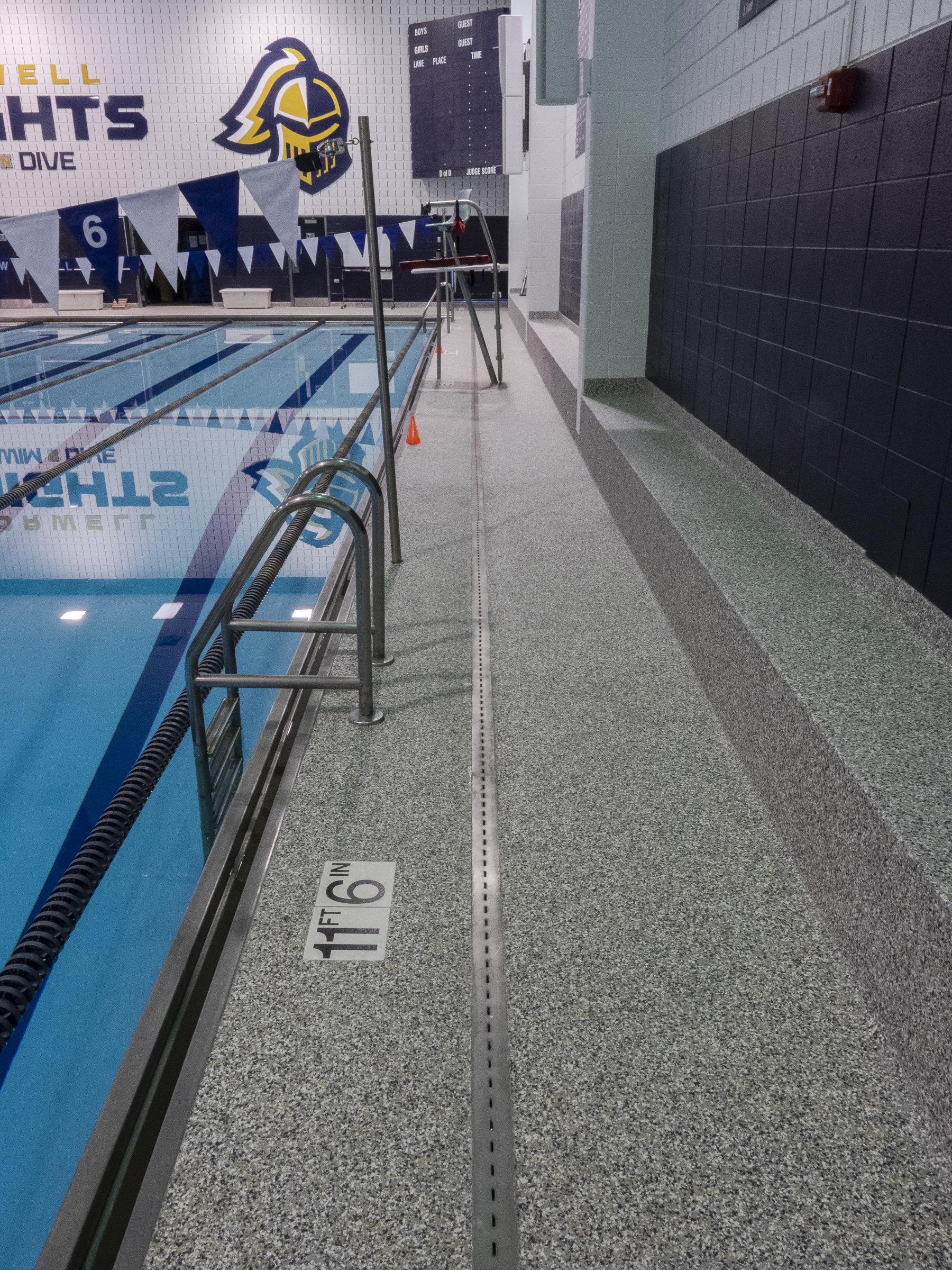 Norwell High School Pool - DANCER | Commercial Polished Concrete Floors ...